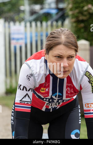 Vita Heine Norwegian national road race champion Stock Photo - Alamy