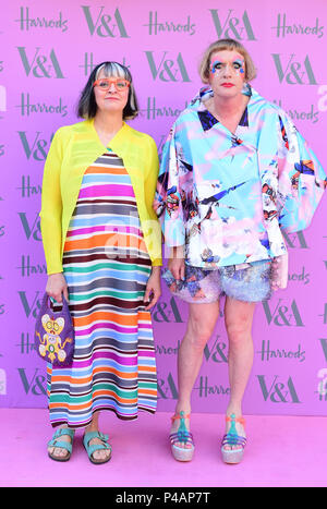 Grayson Perry arriving at the V&A Summer Party, which is celebrating ...