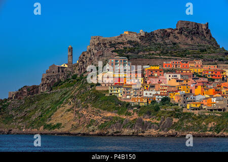 Italy Sardinia Anglona Castelsardo, view Stock Photo - Alamy