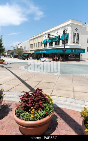 DeLand Florida,downtown shopping store sign,Reefs & Ranches Stock Photo ...