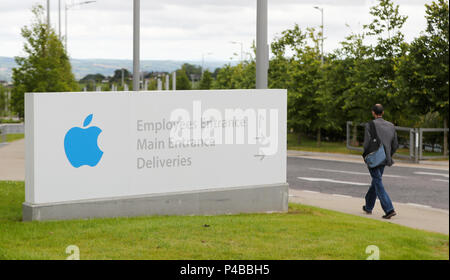 A general view of Apple European headquarters at Hollyhill industrial ...