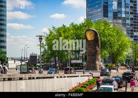 "Le Pouce" is bronze sculpture by Cesar. Modelled off his thumb it ...