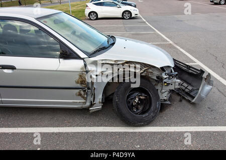 crashed Honda Civic Stock Photo - Alamy