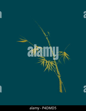 Beautiful abstract illustrations Blue and Golden Data Screen symbol ...