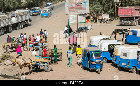 Public transport, Addis Ababa, Ethiopia, Africa Stock Photo: 20475498 ...