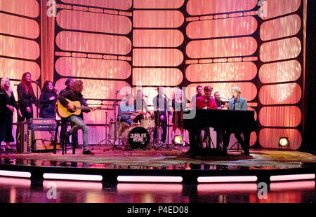 Tom Odell performing during the filming of the Graham Norton Show at ...
