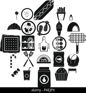 Overeating icons set, simple style Stock Vector Image & Art - Alamy
