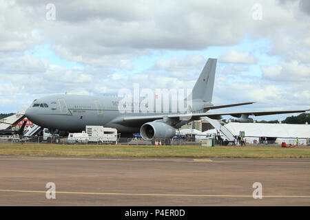 An Airbus A330 MRTT aerial refuelling tanker of the Royal Netherlands ...