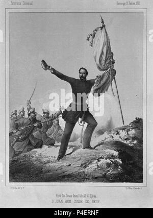 Don Juan Prim y Prats, Marquis of los Castillejos, Grandee of Spain ...