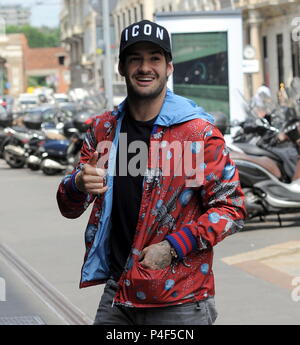Milan, Alexandre Pato arrives at the hotel for Andrea Pirlo's farewell ...