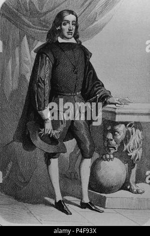 CARLOS II "el Hechizado" (1661-1700). Rey de España (1665-1700). Ultimo ...
