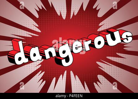 Risk word on a book, cartoon vector illustration Stock Vector Image ...