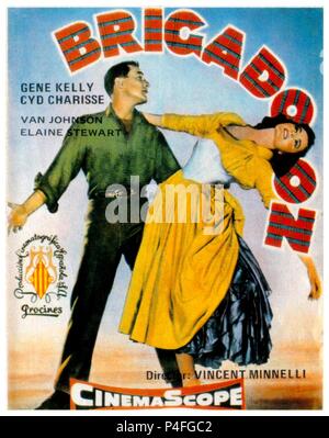 BRIGADOON -1954 POSTER Stock Photo - Alamy