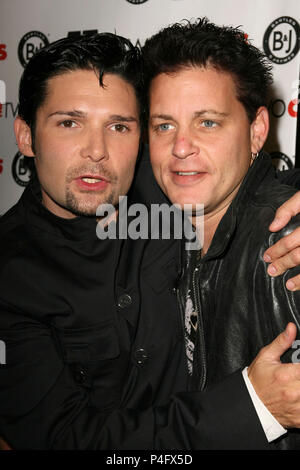 Corey Feldman and Corey Haim pictured at "The Two Coreys" Premiere ...