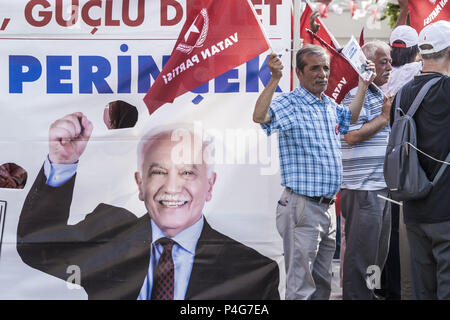 Supporter of the Patriotic Party candidate for presidential elections ...