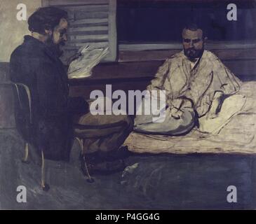 Paul Alexis reading to Émile Zola, 1869–70, São Paulo Museum of Art ...