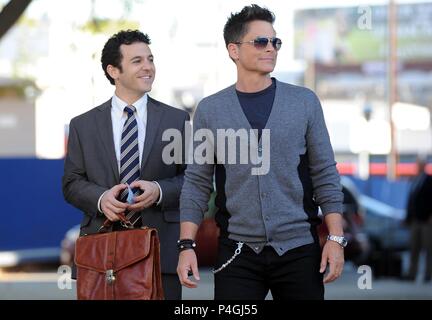 THE GRINDER, l-r: Rob Lowe, Fred Savage in 'Buckingham Malice' (Season ...