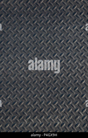 Closeup of distressed, mottled, grungy industrial checker plate rusty ...