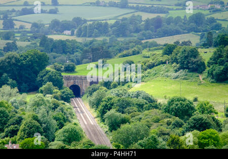 Around Box, a wiltshire village. Box Wiltshure england UK the view from ...