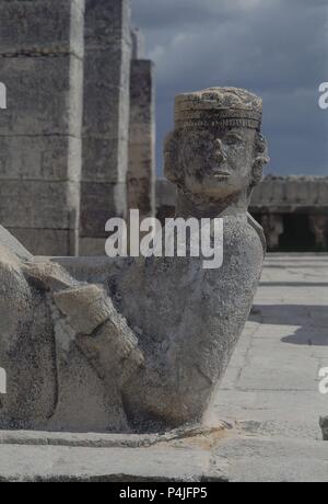 ESCULTURA DE CHAC MOOL-MAYA-PROCEDE DE CHICHEN ITZA-S X DC. Location ...