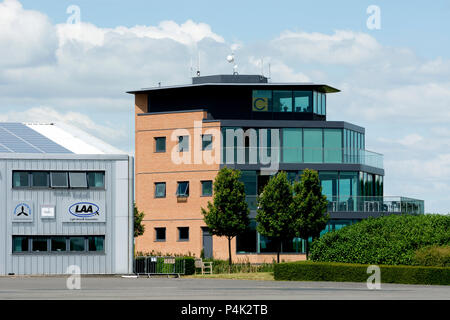 The new control tower building, Turweston Aerodrome, Buckinghamshire ...