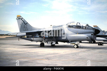 152d Tactical Fighter Squadron A-7K Corsair II 80-0287 Stock Photo - Alamy