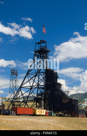 Anselmo Mine Headframe, National Historic District, Butte, Montana, USA ...