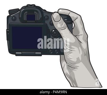 Vector illustration of professional and photo symbol. Set of ...