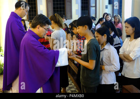 In the mass, during the communion Stock Photo - Alamy