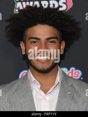 Carlos Polanco arrives at the 2018 Radio Disney Music Awards held at ...