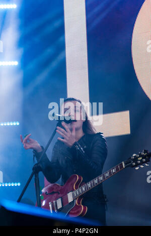 Lotte on NDR Stage during the Kiel Week 2018 Stock Photo - Alamy