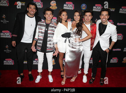 HOLLYWOOD, CA - JUNE 22: JAGMAC, at the 2018 Radio Disney Music Awards ...
