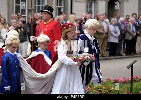 Peebles, Scotland during Beltane Week Stock Photo - Alamy