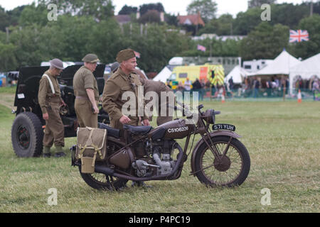 Royal Enfield Classic Military "Battle green Stock Photo - Alamy