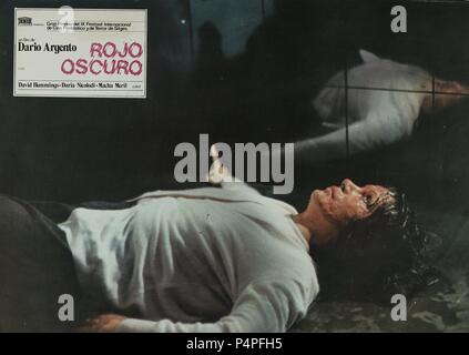 Original Film Title: PROFONDO ROSSO. English Title: DEEP RED. Film ...