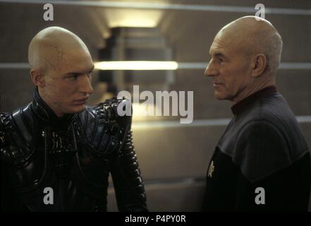 TOM HARDY, PATRICK STEWART, STAR TREK: NEMESIS, 2002 Stock Photo - Alamy