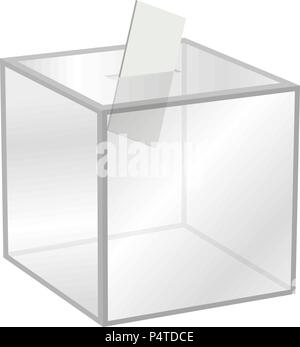 Ballot box mockup, realistic style Stock Vector Image & Art - Alamy