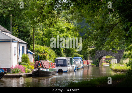 Govilon Wharf, Monmouthshire and Brecon Canal, near Abergavenny ...