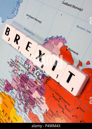 representing Brexit, the United Kingdom exit from the European Union ...