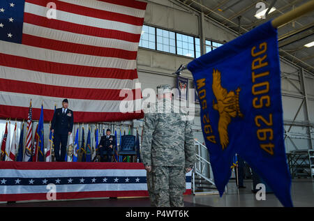 A U.S. Air Force 492nd Special Operations Wing C-146A Wolfhound, with ...