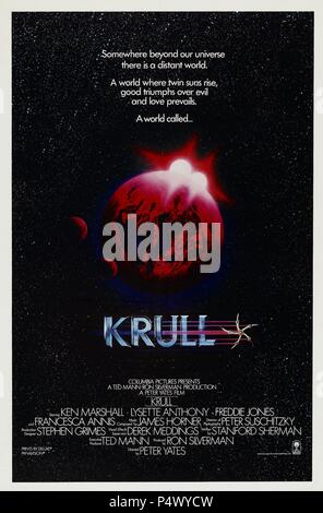 KRULL -1983 POSTER Stock Photo - Alamy