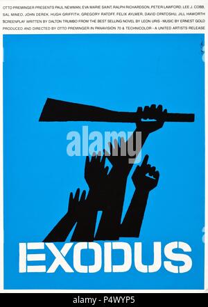 EXODUS -1960 POSTER Stock Photo - Alamy