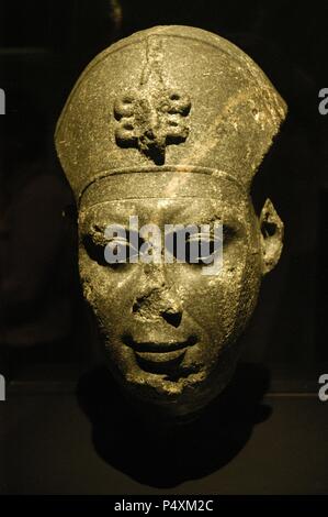 Nectanebo II (ruled in 360-342 B.C.). The third and last pharaoh of the ...