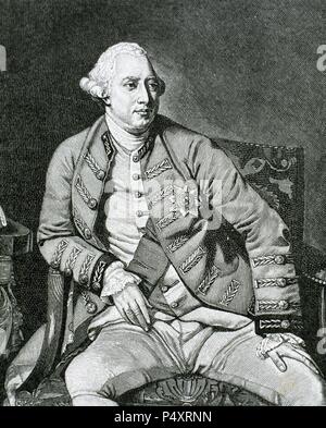 George III (London ,1738-Windsor, 1820). King of Great Britain and ...