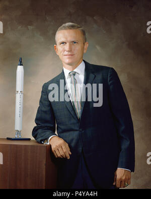 This is the official portrait of astronaut Frank Borman. A career Air ...