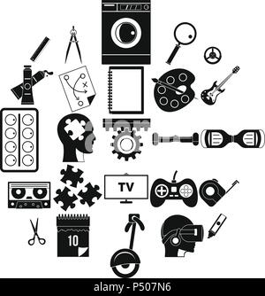 Talent icons set, simple style Stock Vector Image & Art - Alamy