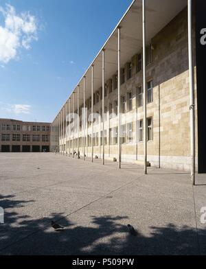 City Hall by architect Rafael Moneo LOGROÑO La Rioja region Spain Stock ...