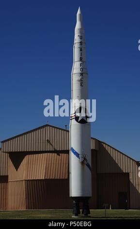 Minuteman 2 at the South Dakota Air and Space Museum at Ellsworth Air ...