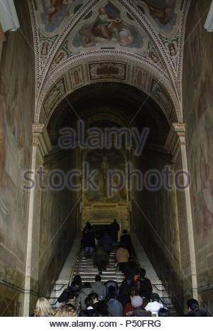 Roman Praetorium or Palace of Pontius Pilates, Roman prefect of Stock ...