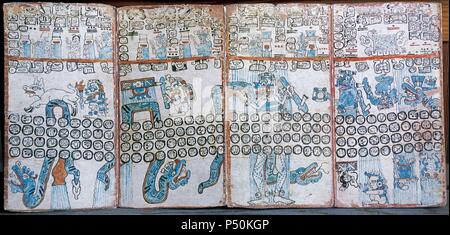 Codex Tro Cortesianus Maya codices pre Columbian Maya civilization ...